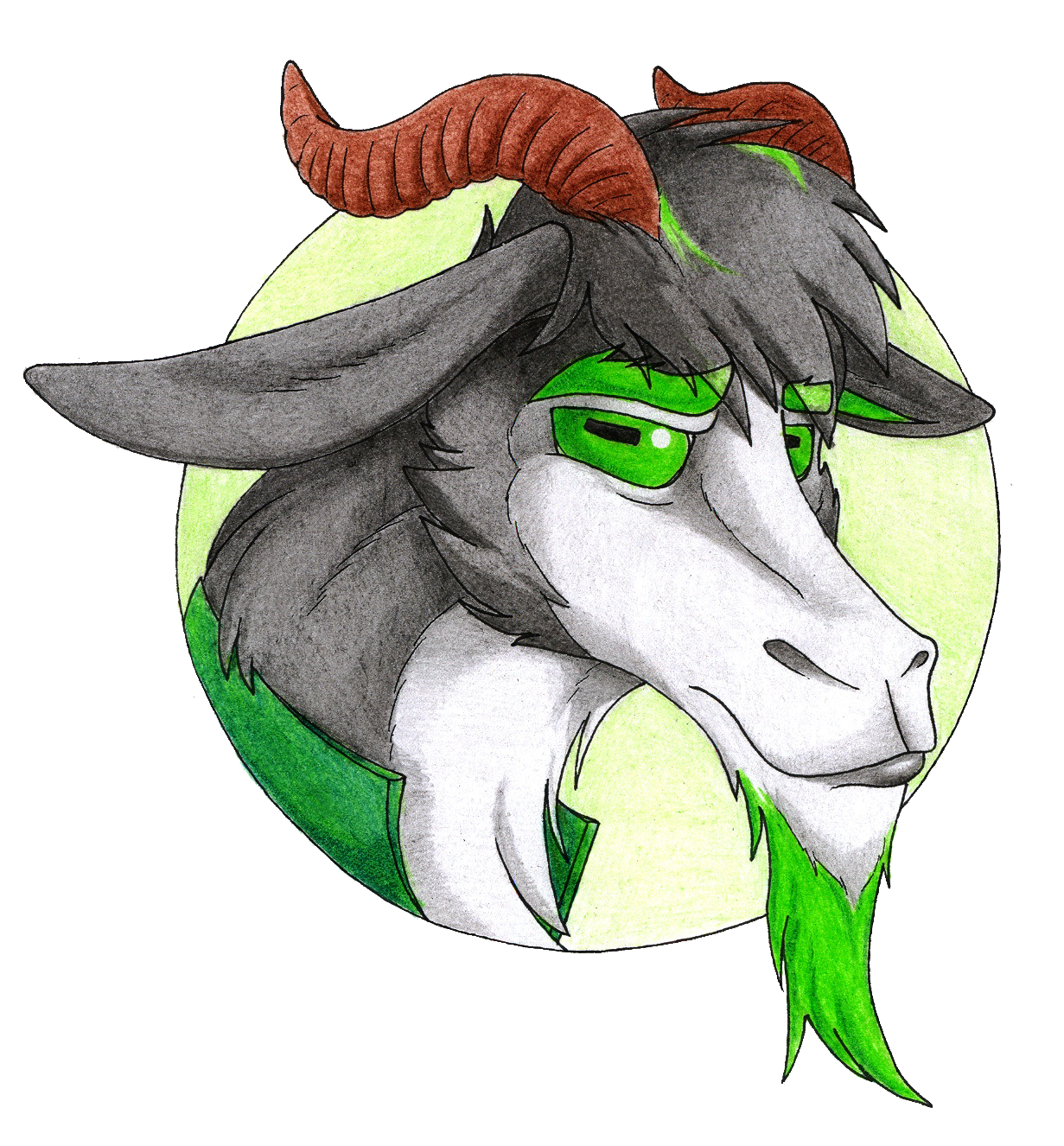 Dan Goat badge by Danwolf - Transfur