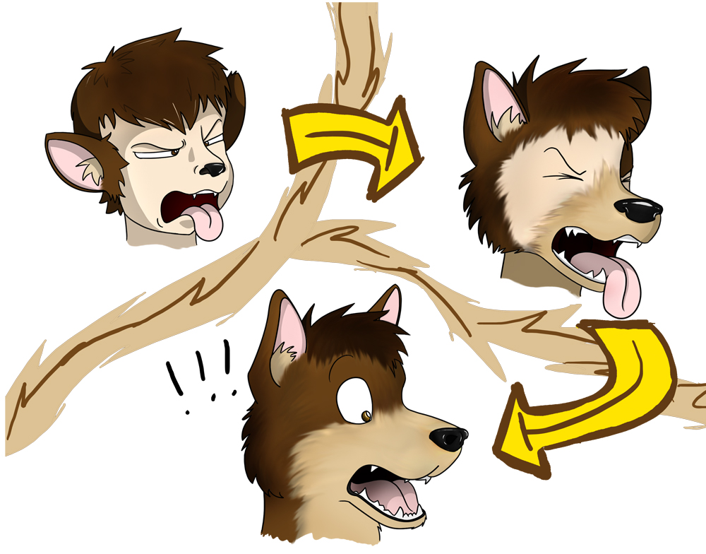 brownwolftfwebsize by Fox0808 - Transfur