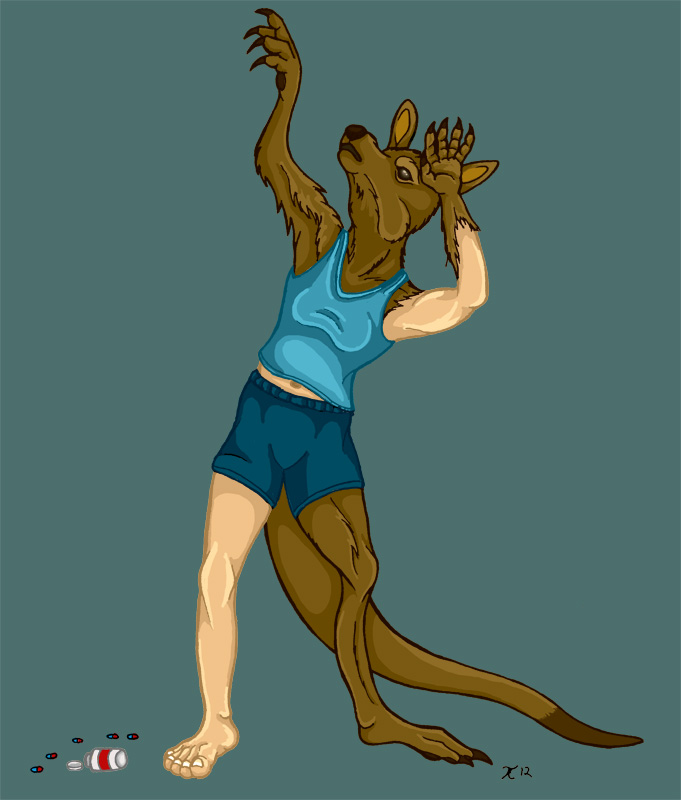 Kangaroo by Skychaser - Transfur
