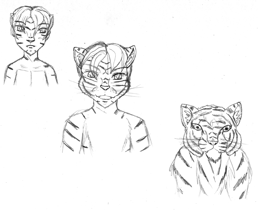 Tiger Tiger WIP by TimidTabby - Transfur
